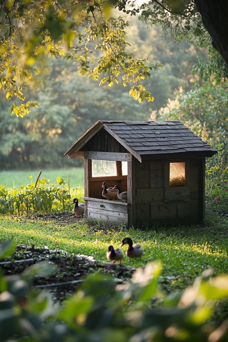 55+ Duck Coop Ideas for Backyards | Homestead Authority