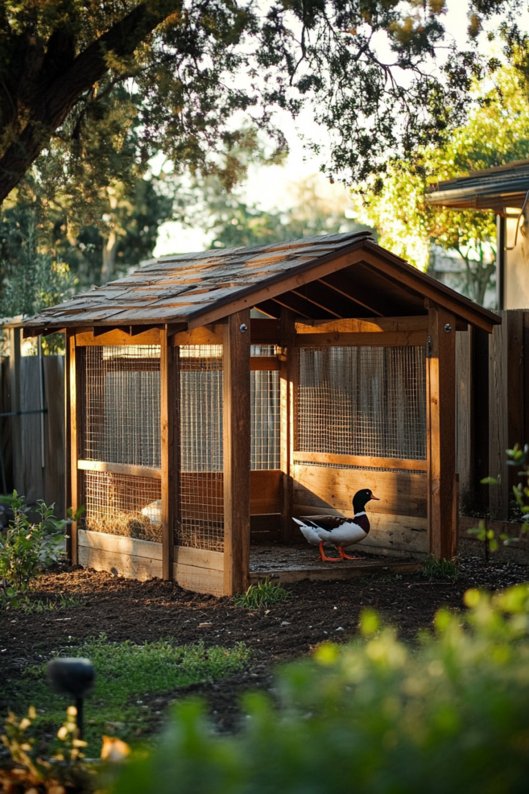 55+ Duck Coop Ideas for Backyards | Homestead Authority