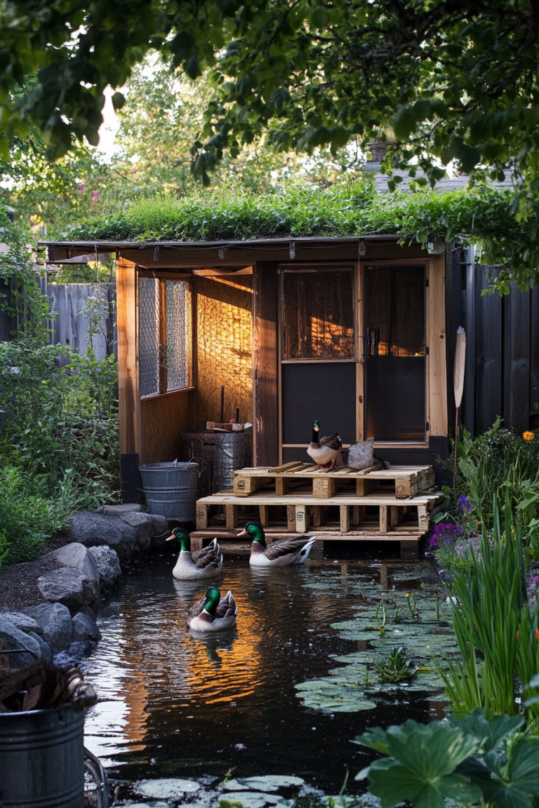 55+ Duck Coop Ideas for Backyards | Homestead Authority