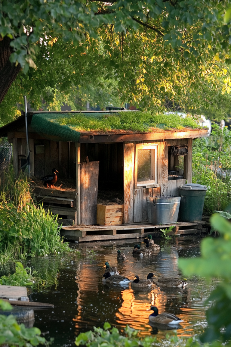55+ Duck Coop Ideas for Backyards | Homestead Authority