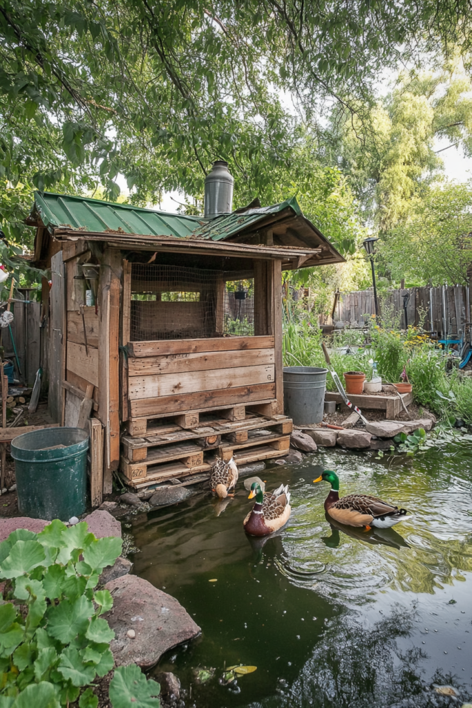 55+ Duck Coop Ideas for Backyards | Homestead Authority