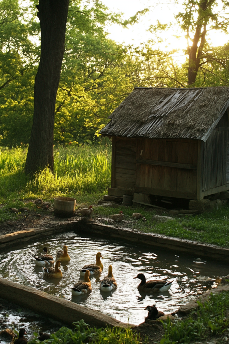 60+ Duck Coop with Pool | Homestead Authority