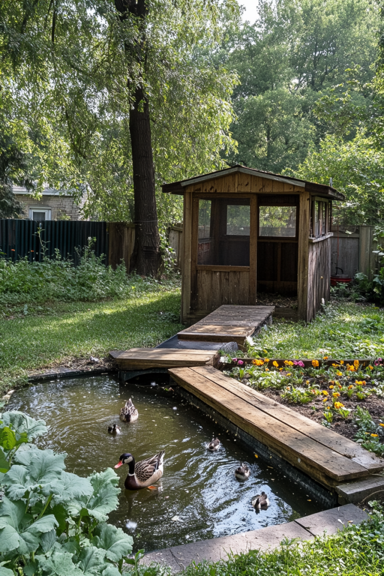 60+ Duck Coop with Pool | Homestead Authority