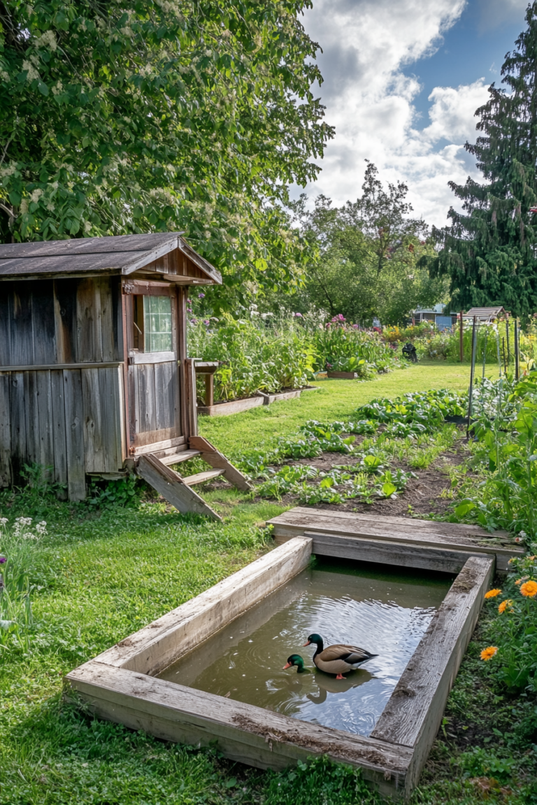 60+ Duck Coop with Pool | Homestead Authority