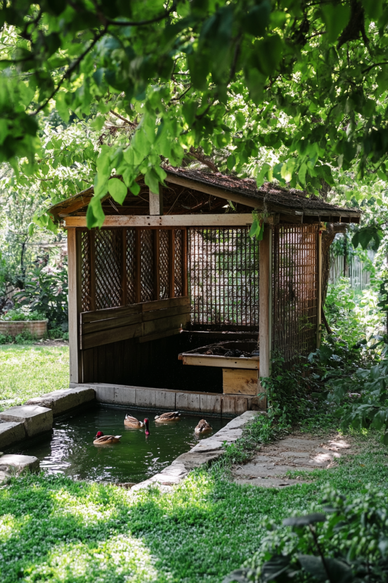 60+ Duck Coop with Pool | Homestead Authority