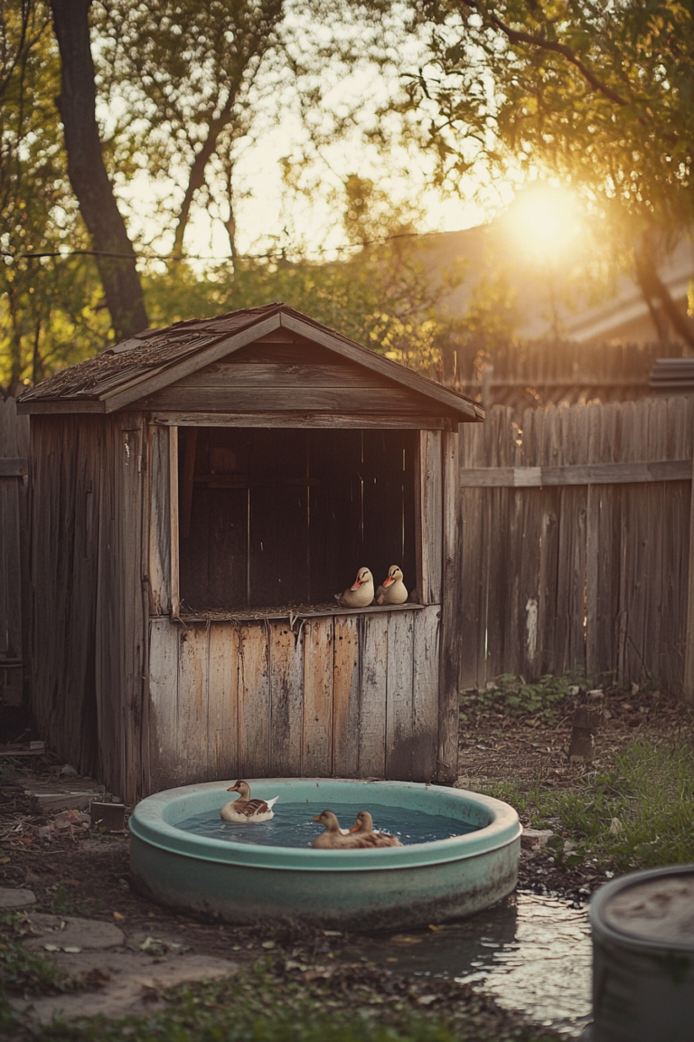 60+ Duck Coop with Pool | Homestead Authority