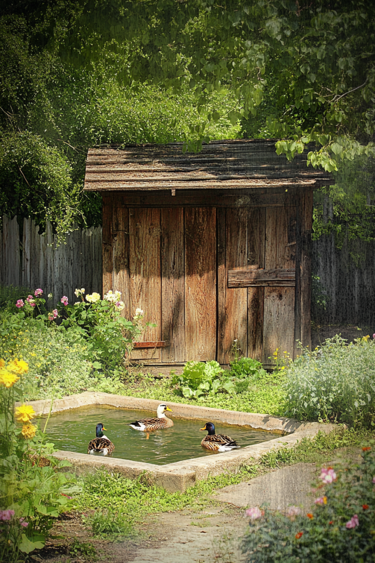 60+ Duck Coop with Pool | Homestead Authority