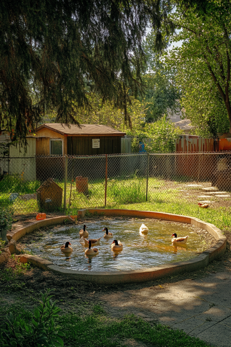 60+ Duck Coop with Pool | Homestead Authority