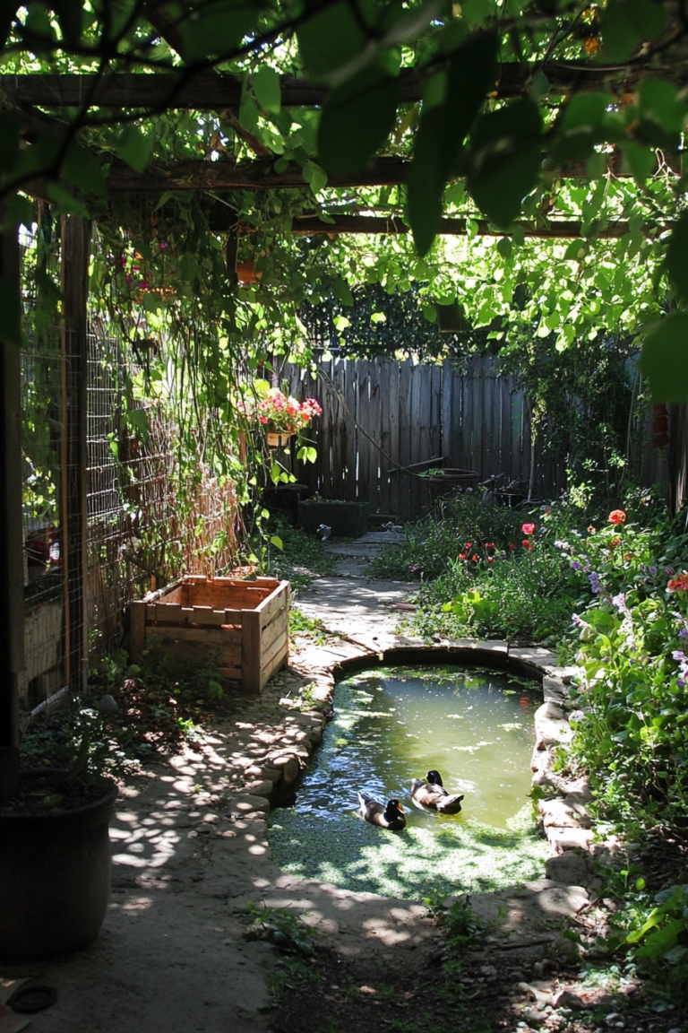 60+ Duck Coop with Pool | Homestead Authority