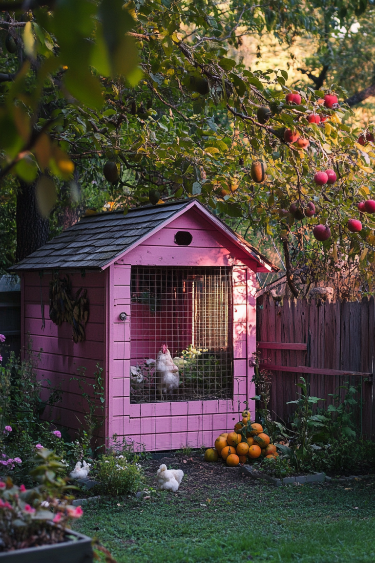 50+ Pink Chicken Coop | Homestead Authority