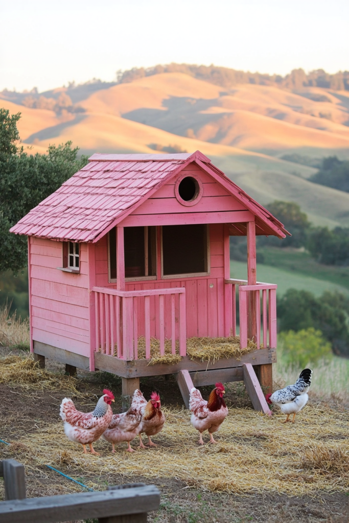 50+ Pink Chicken Coop | Homestead Authority