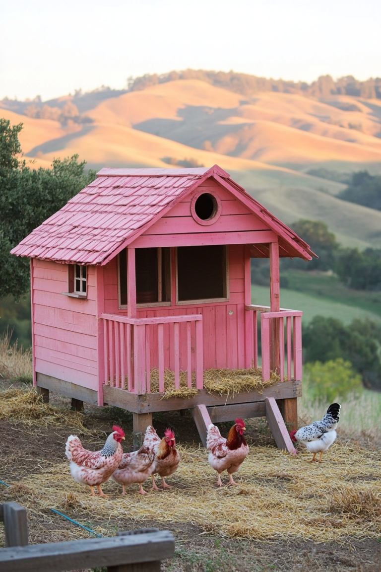 50+ Pink Chicken Coop | Homestead Authority