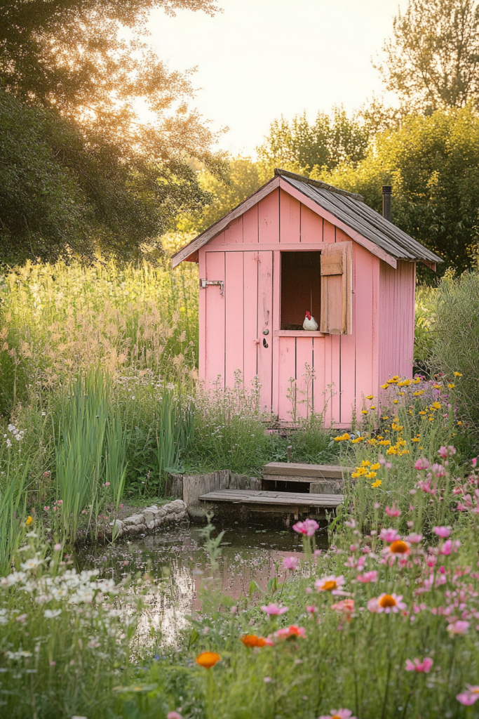50+ Pink Chicken Coop | Homestead Authority