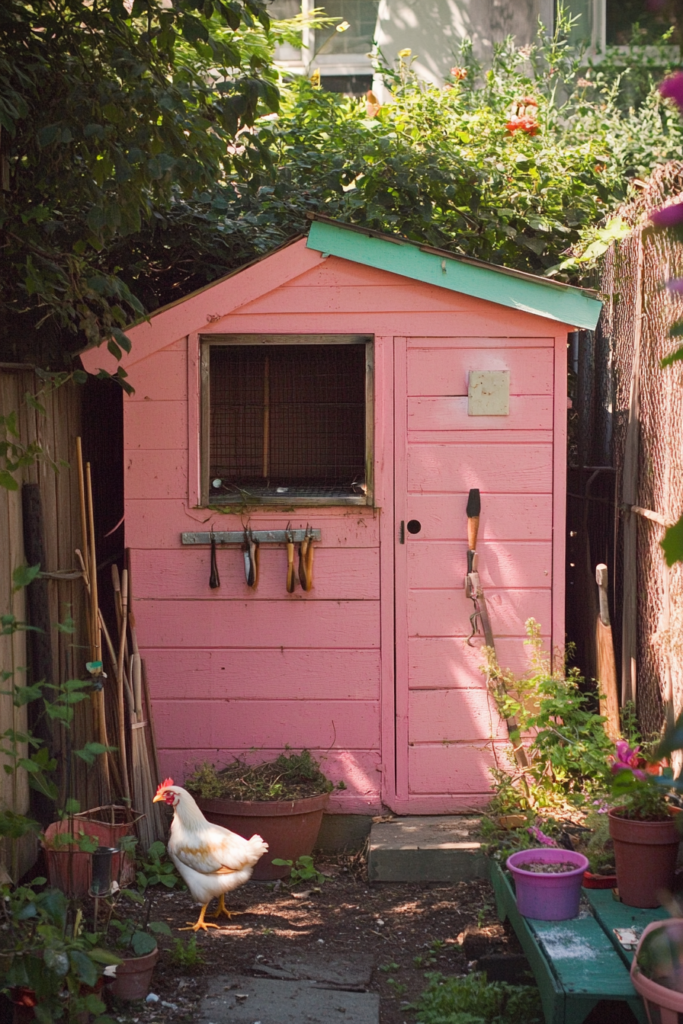 50+ Pink Chicken Coop | Homestead Authority