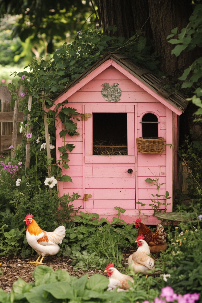 50+ Pink Chicken Coop | Homestead Authority