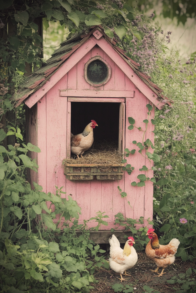 50+ Pink Chicken Coop | Homestead Authority