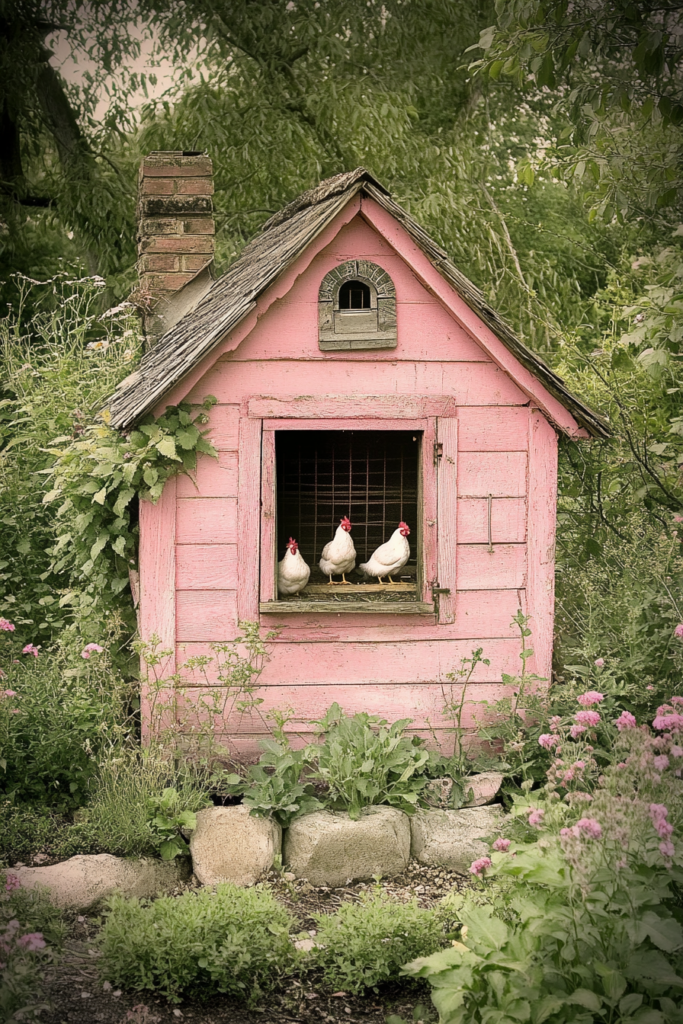 50+ Pink Chicken Coop | Homestead Authority