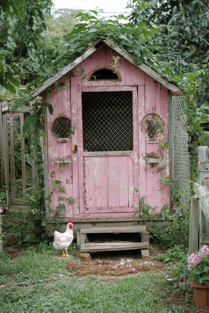 50+ Pink Chicken Coop | Homestead Authority
