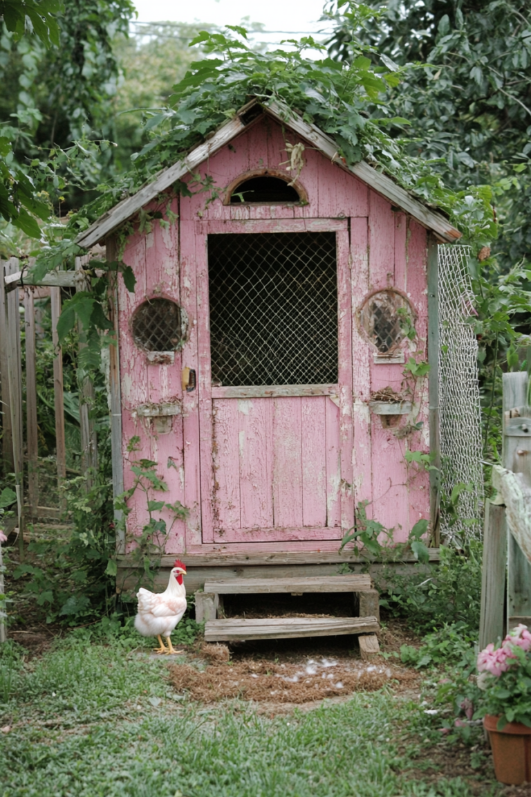 50+ Pink Chicken Coop | Homestead Authority