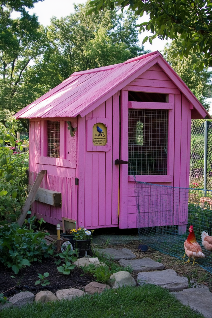 50+ Pink Chicken Coop | Homestead Authority