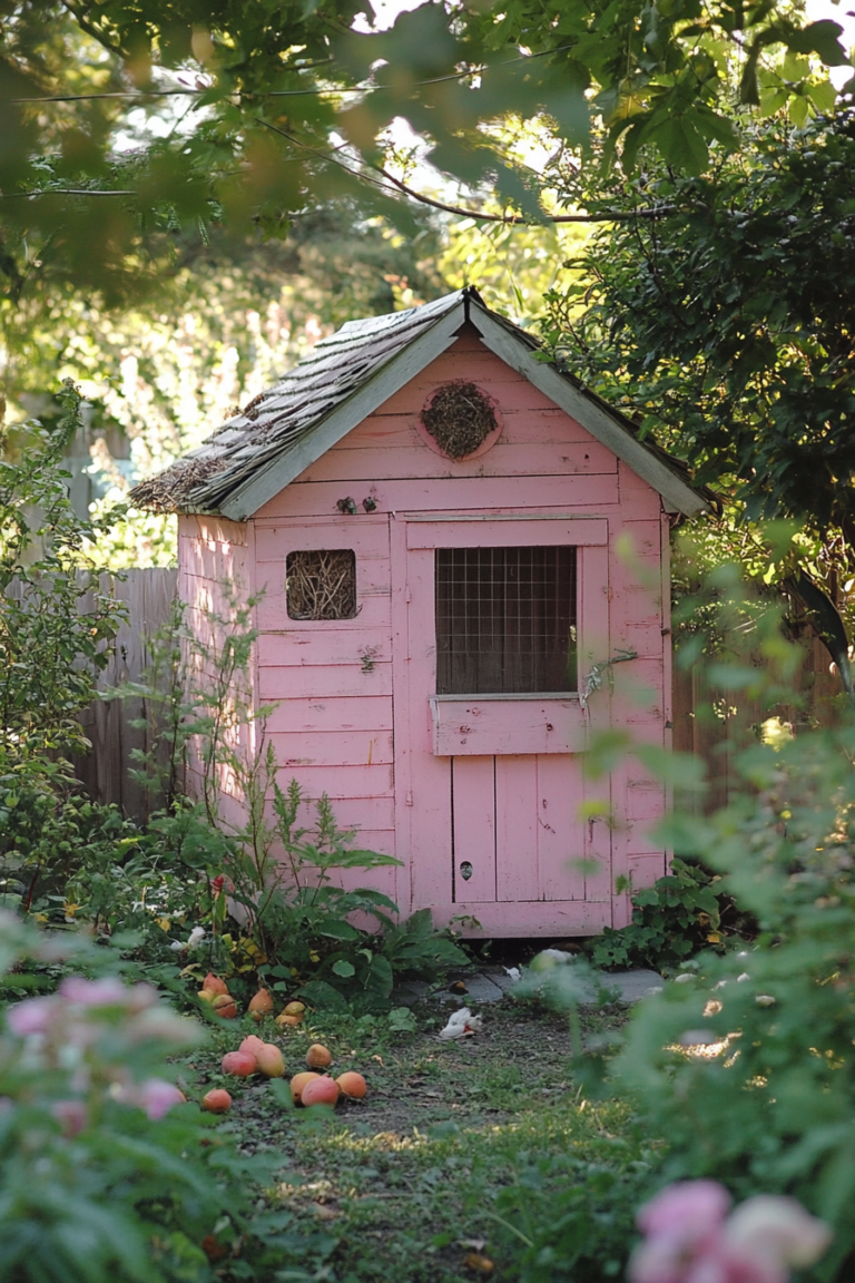 50+ Pink Chicken Coop | Homestead Authority